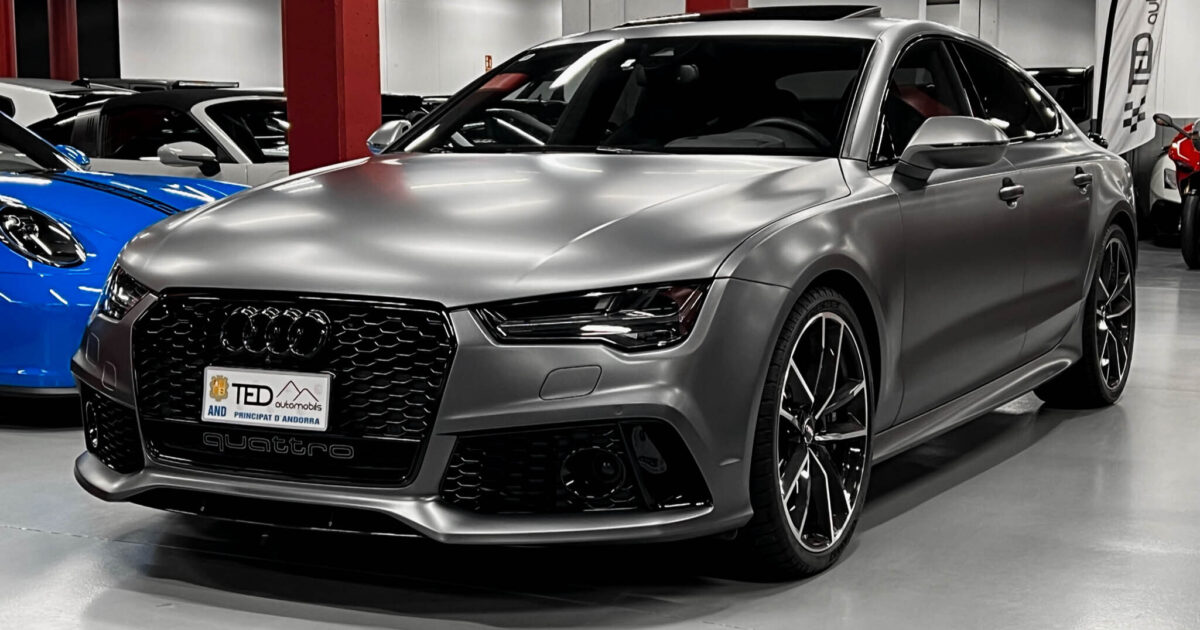 Cotxe d'ocasió Andorra - Audi RS7 Performance 605cv Gris mate - Ted ...