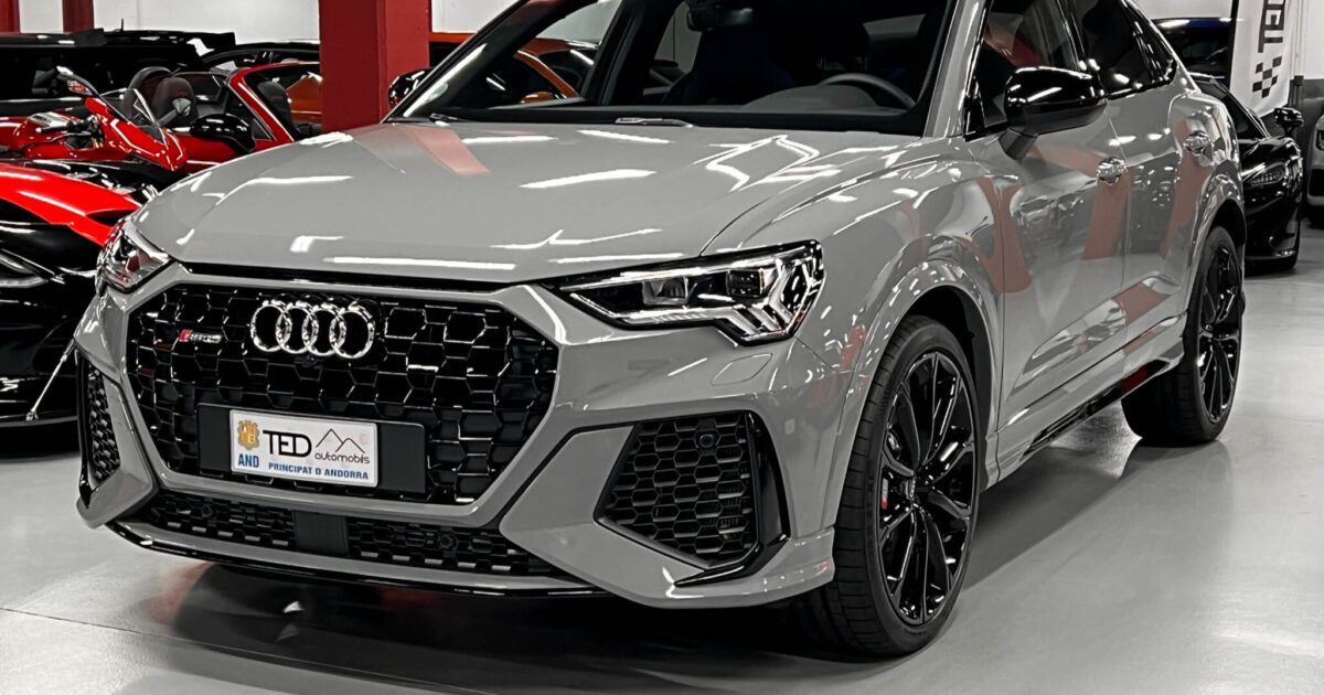 Cotxe d'ocasió Andorra - Audi RSQ3 Sportback 400cv Quattro Gris Nardo n01 - Ted Automobil