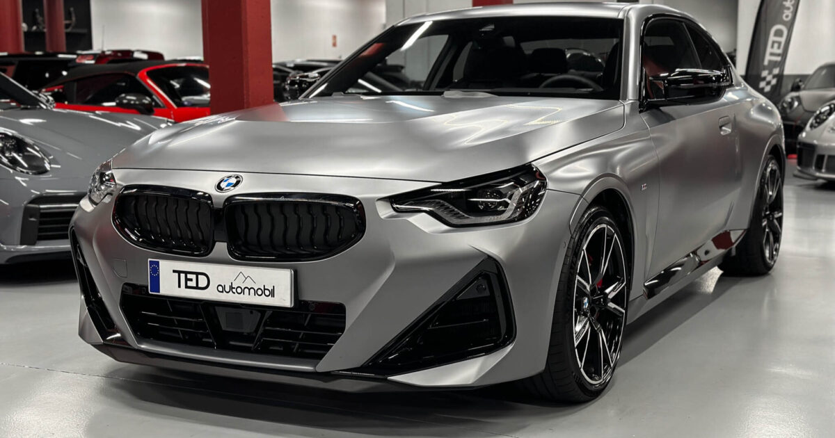 Cotxe d'ocasió Andorra - BMW M240i X-Drive 374cv Gris Mate - Ted Automobil