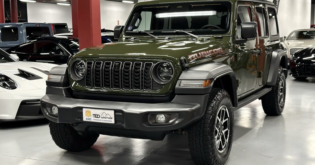 Cotxe d'ocasió Andorra - NOU Jeep Wrangler Rubicon JLU 272cv - Ted ...