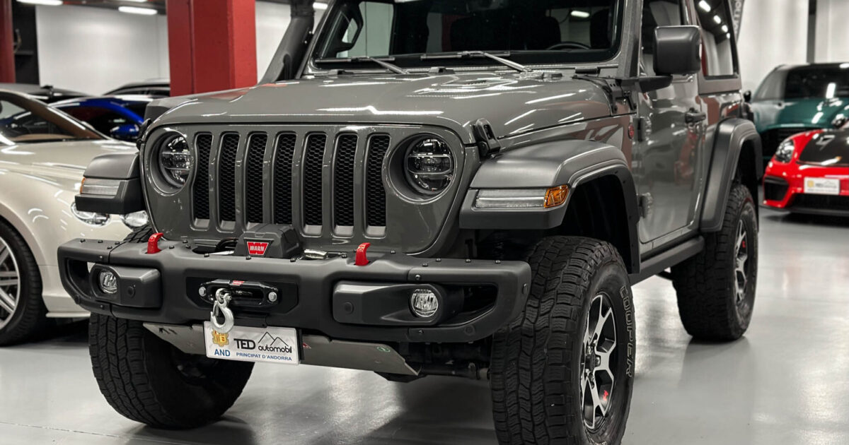 Cotxe d'ocasió Andorra - Jeep Wrangler JL Rubicon 272cv Gris Nardo ...