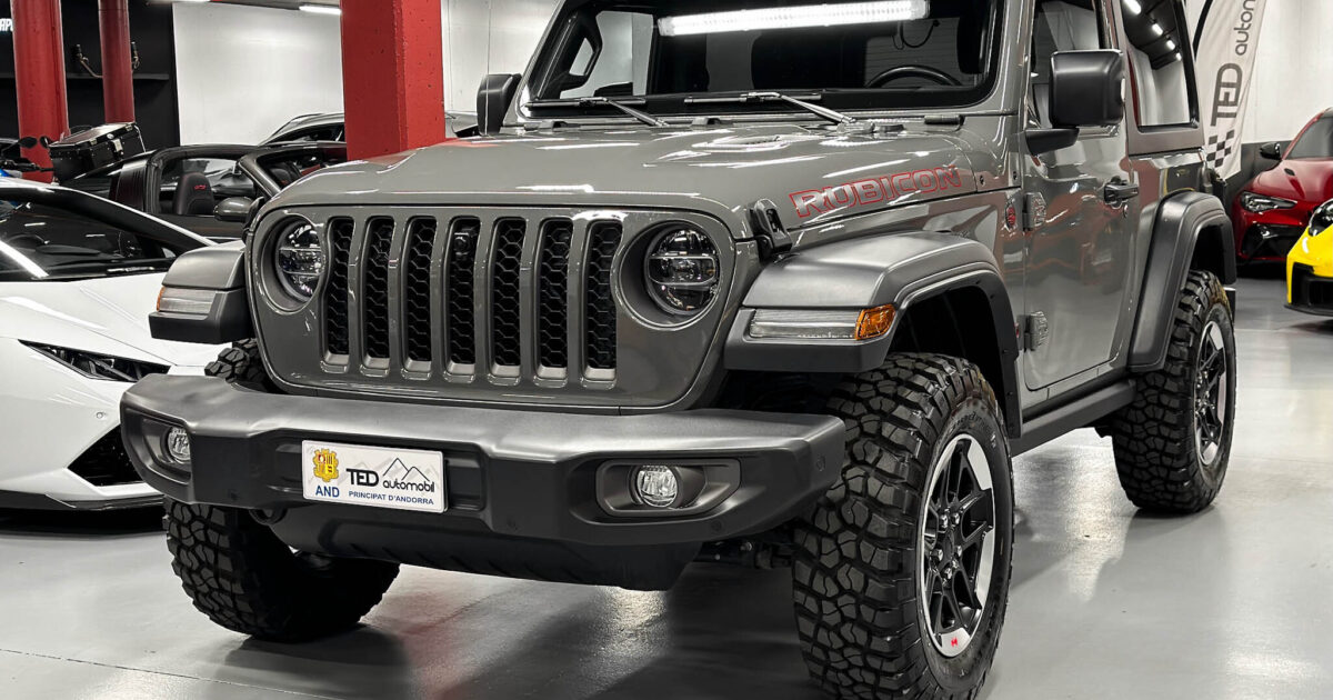 Cotxe d'ocasió Andorra - Jeep Wrangler JL Rubicon 272cv Gris Nardo ...