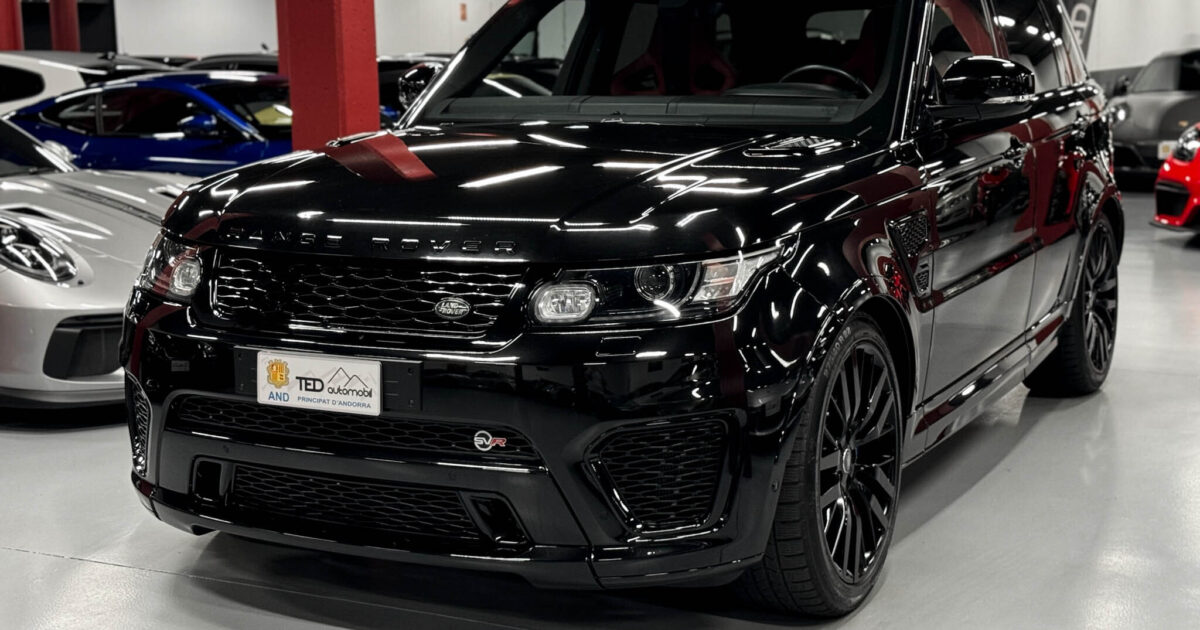 Cotxe d'ocasió Andorra - Land Rover Range Rover Sport SVR 550cv - Ted ...
