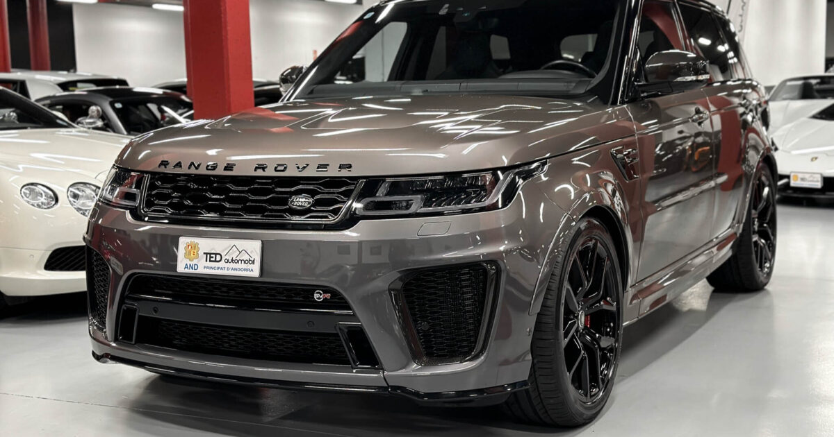 Cotxe d'ocasió Andorra - Land Rover Range Rover Sport SVR 575cv Marro ...