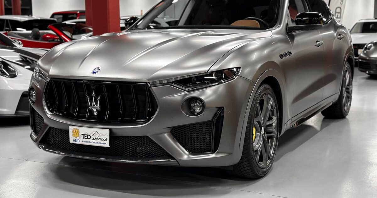 Cotxe d'ocasió Andorra - Maserati Levante Trofeo 580cv Gris Mate - Ted ...