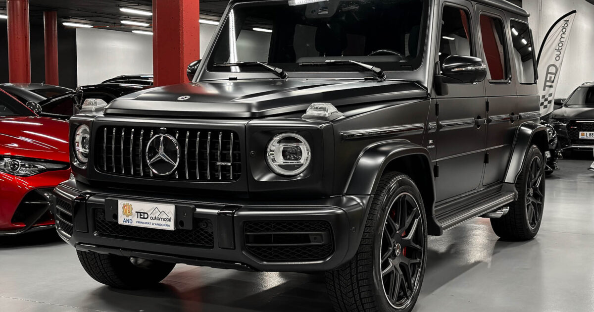 Cotxe d'ocasió Andorra - Mercedes G63 AMG V8 585cv Negre Mate - Ted ...
